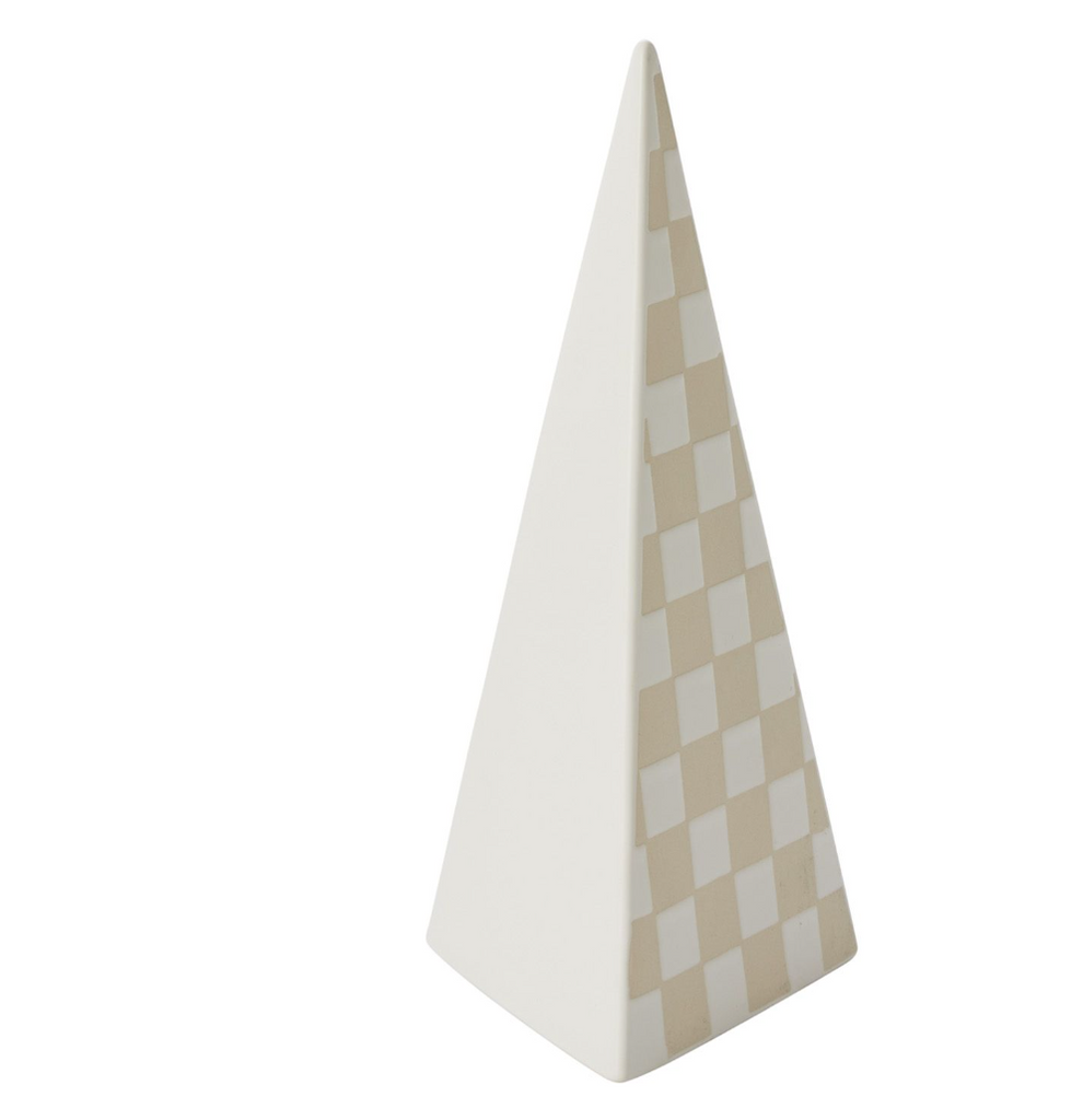 CHECKER TREE FIGURINE – Noelle Interiors